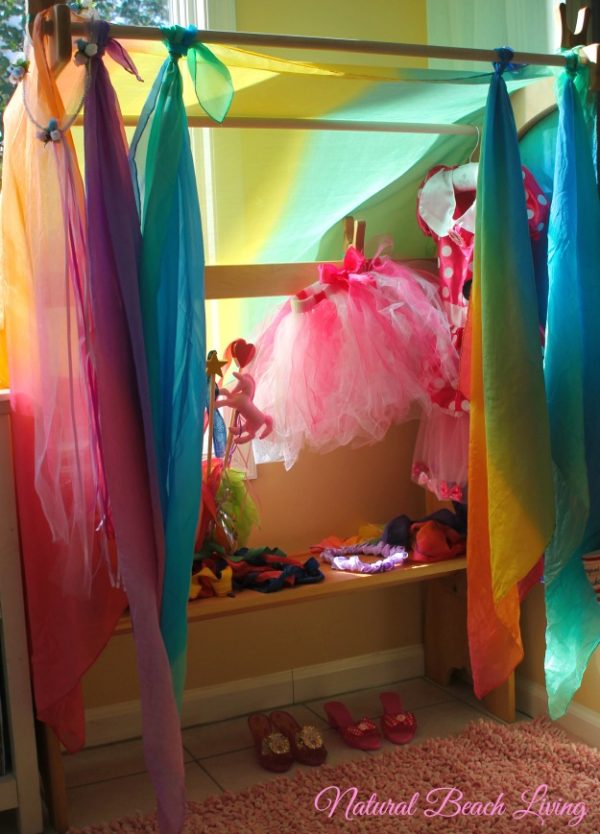 Easy Princess Dress Up Corner - Natural Beach Living