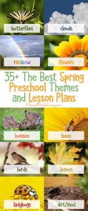35+ The Best Spring Preschool Themes and Lesson Plans - Natural Beach ...