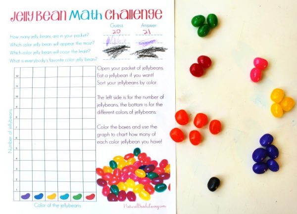 Jelly Bean Math Activities for Preschool and Kindergarten - Natural ...