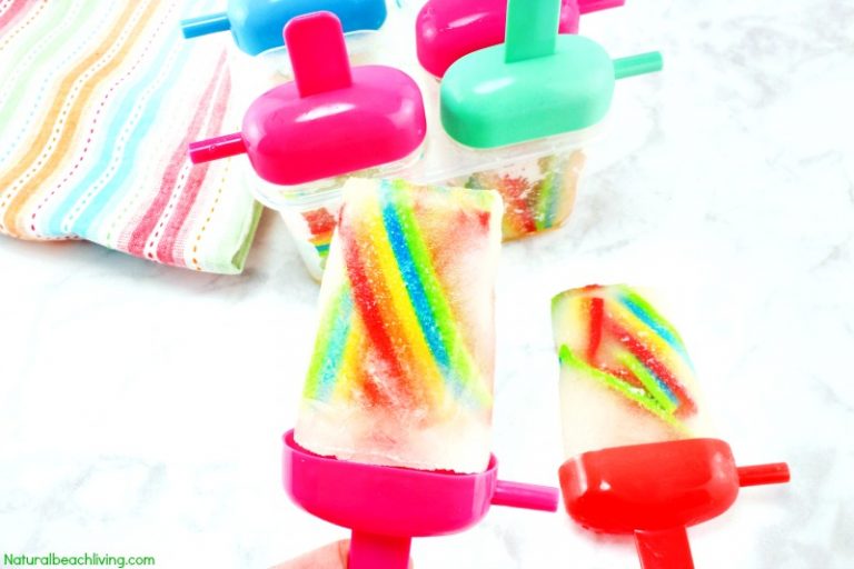 How to Make Fruit Juice Airhead Popsicles - Natural Beach Living