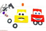 Disney Pixar Cars Popsicle Stick Crafts for kids - Natural Beach Living