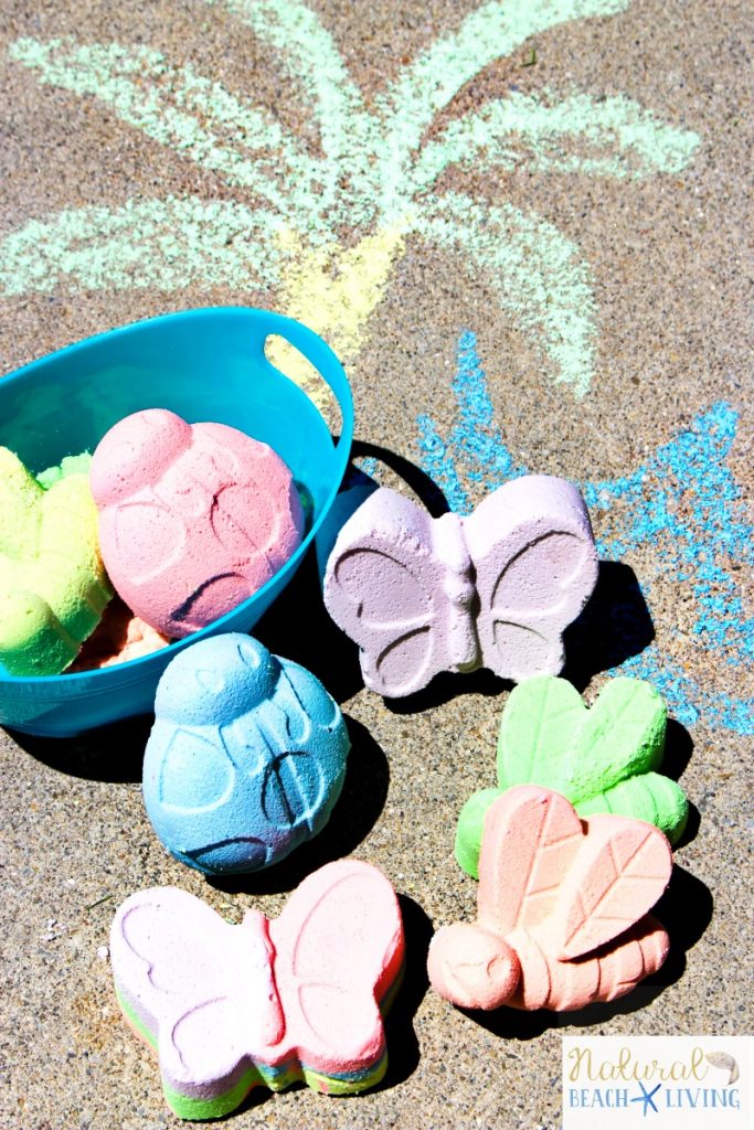 How to Make DIY Sidewalk Chalk Kids Will Love - Natural Beach Living