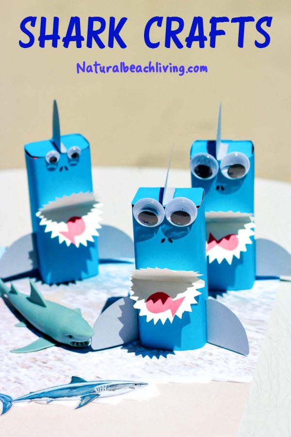 Shark Craft A Perfect Under the Sea Party Idea - Natural Beach Living