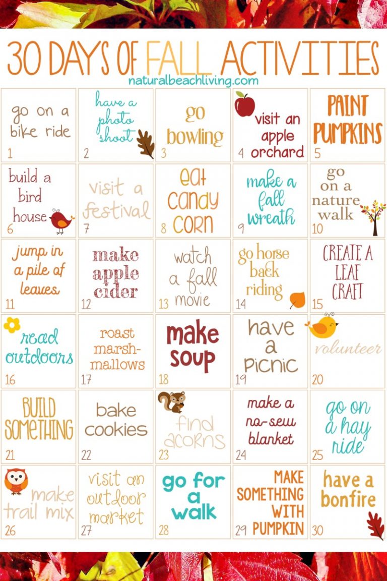 37 Best Fall Indoor Activities for the Whole Family - Natural Beach Living