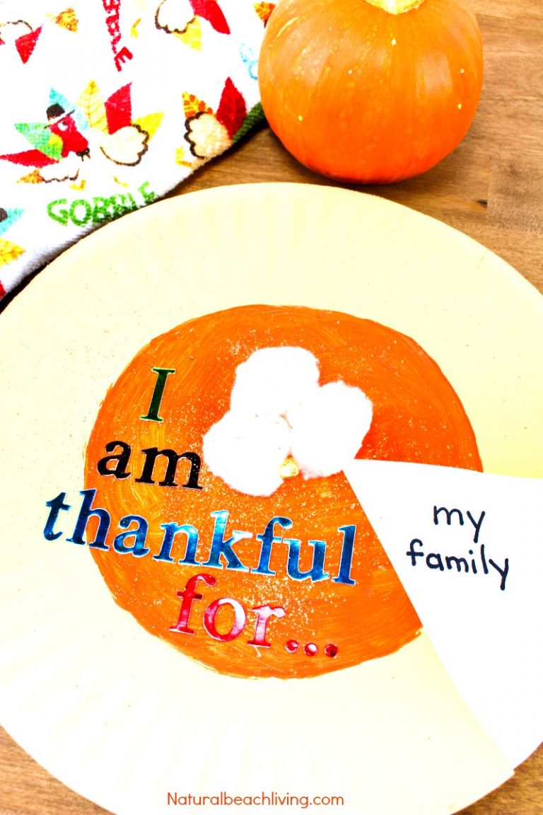 I Am Thankful Craft for Kids - Thanksgiving Craft Ideas - Natural Beach ...