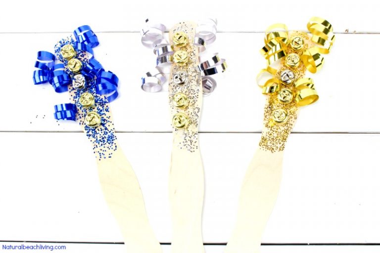 Easy New Year's Eve DIY Noise Maker Craft for Kids - Natural Beach Living