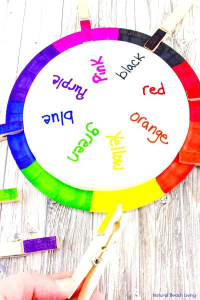 Teaching Colors Activities - Easy DIY Color Matching Craft - Natural ...
