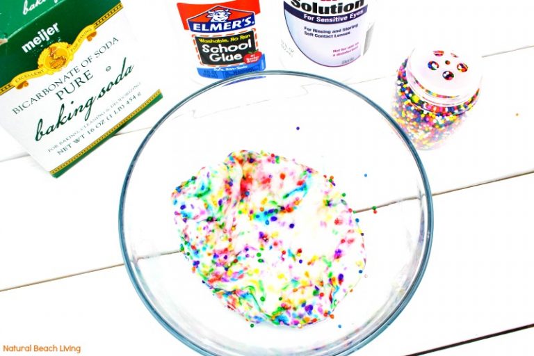 Make Easy Rainbow Slime Recipe Kids Love - Natural Beach Living