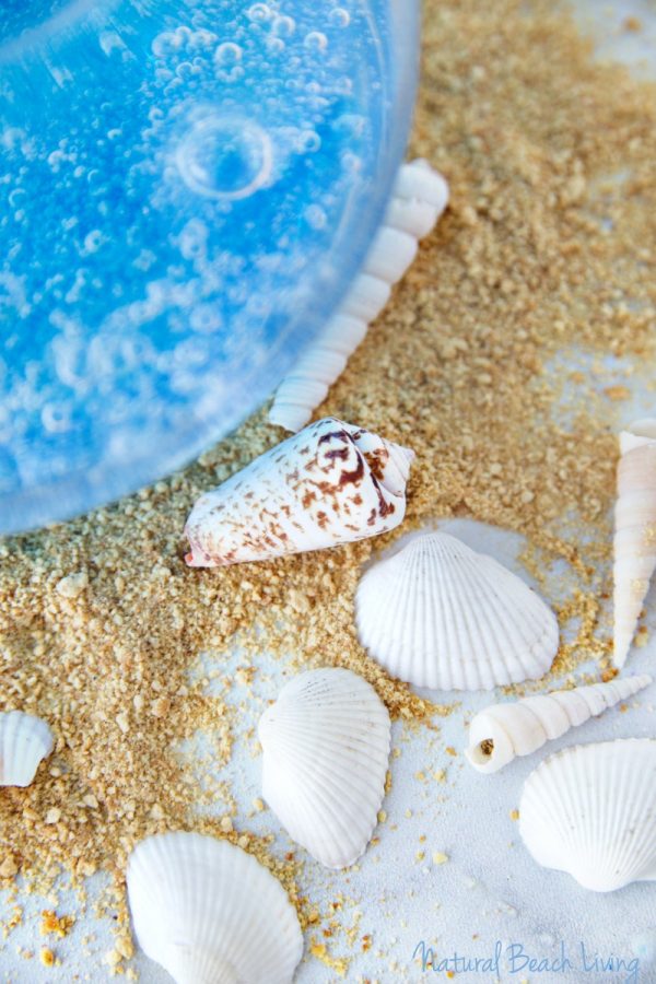 Ocean Slime for Kids - The Best Clear Slime Recipe - Natural Beach Living