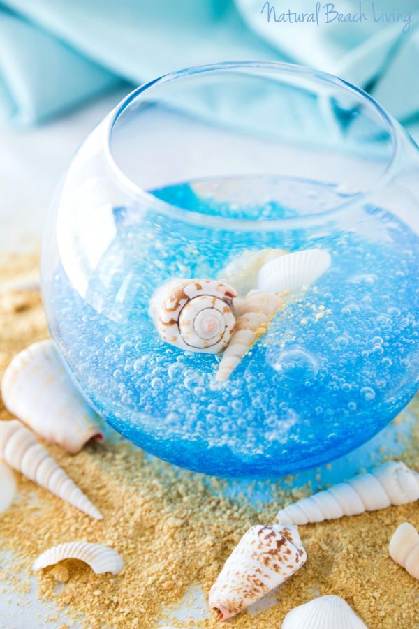 Ocean Slime for Kids - The Best Clear Slime Recipe - Natural Beach Living