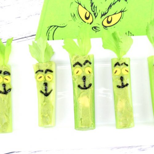 Healthy Grinch Snacks - Celery Snacks for Kids and Adults - Natural ...