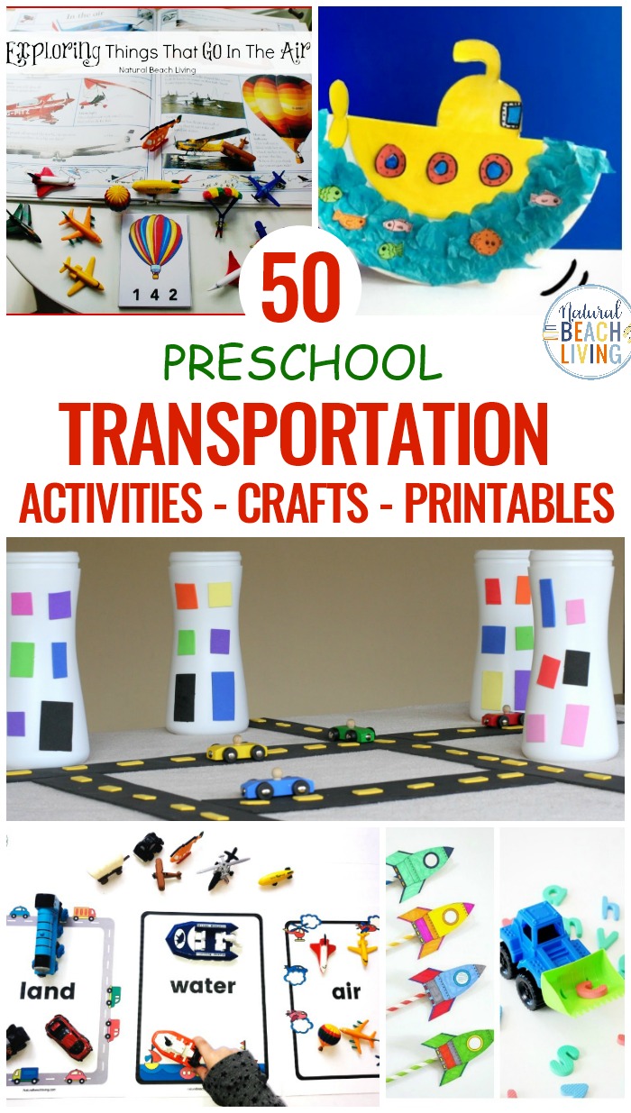 Preschool Transportation Printables Transportation Theme Natural