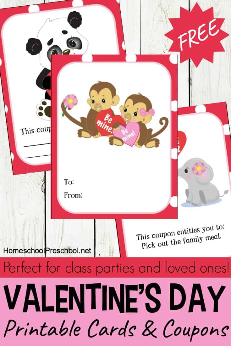 10 Preschool Valentine Cards Your Kids Will Love - Natural Beach Living
