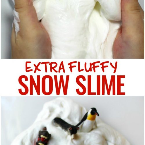 Fluffy Snow Slime Recipe - The Best Snow Slime - Natural Beach Living