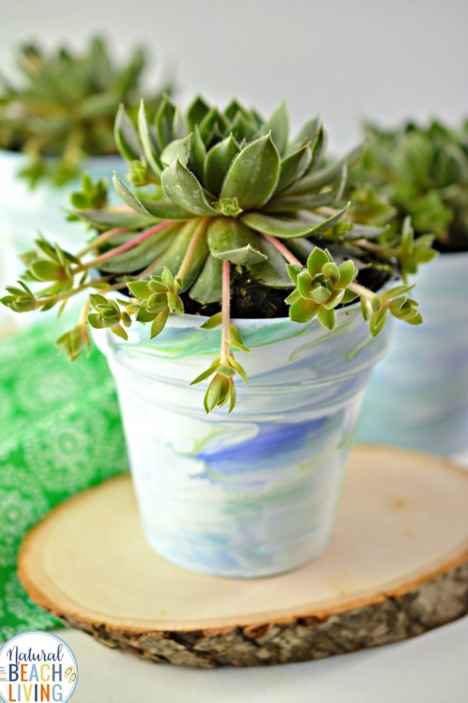 Spring Acts of Kindness for Kids Marbled Pot Craft Kindness Activities ...