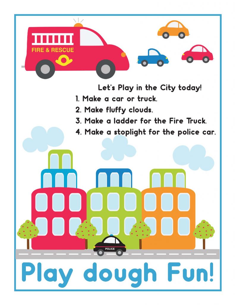 Preschool Neighborhood Theme Printables Pack - Natural Beach Living