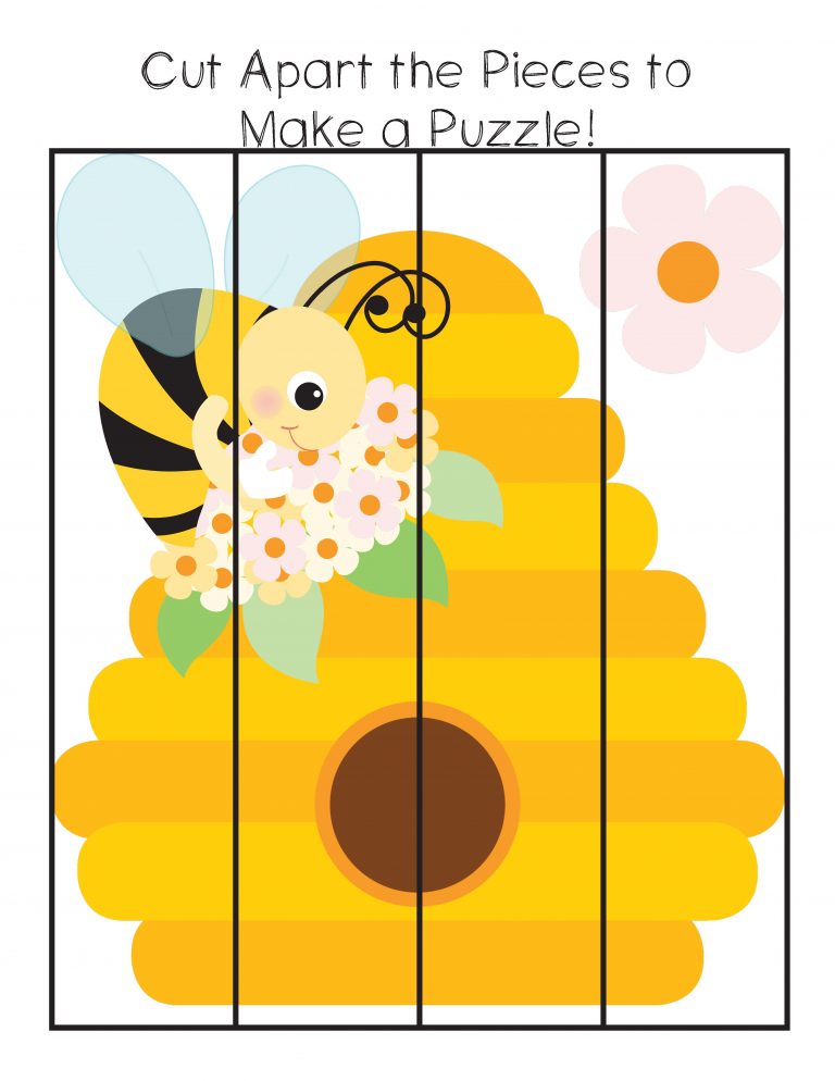 Preschool Honey Bee Theme Printables - Natural Beach Living