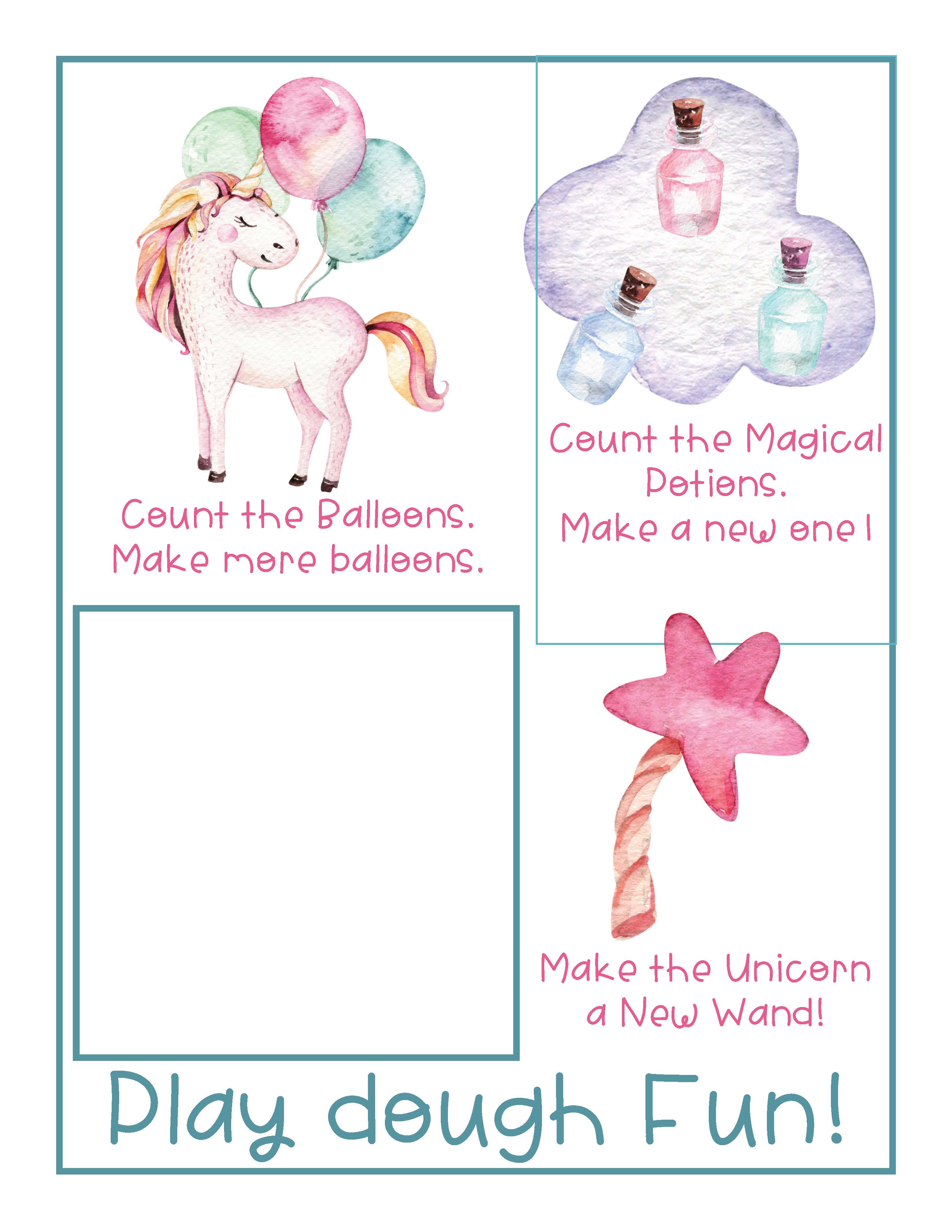 Unicorn Preschool Activities Pack - Natural Beach Living