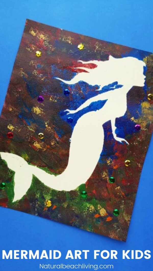 Mermaid Art for a Beautiful Under the Sea Activity - Natural Beach Living