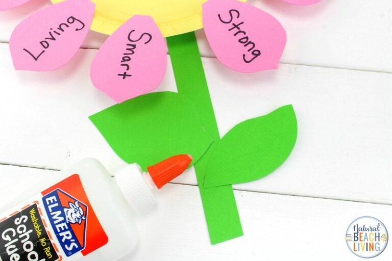 Kindness Flower Craft for Preschoolers and Kindergarten - Natural Beach ...