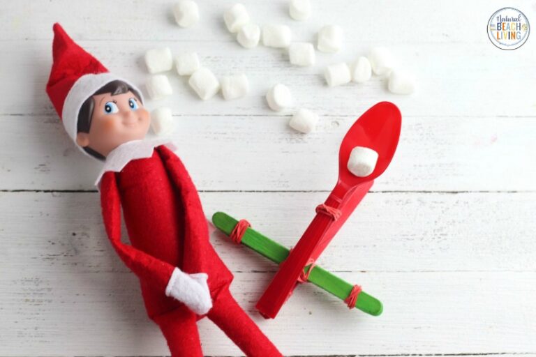 Elf on the Shelf Marshmallow Catapult with Free STEM Printable ...