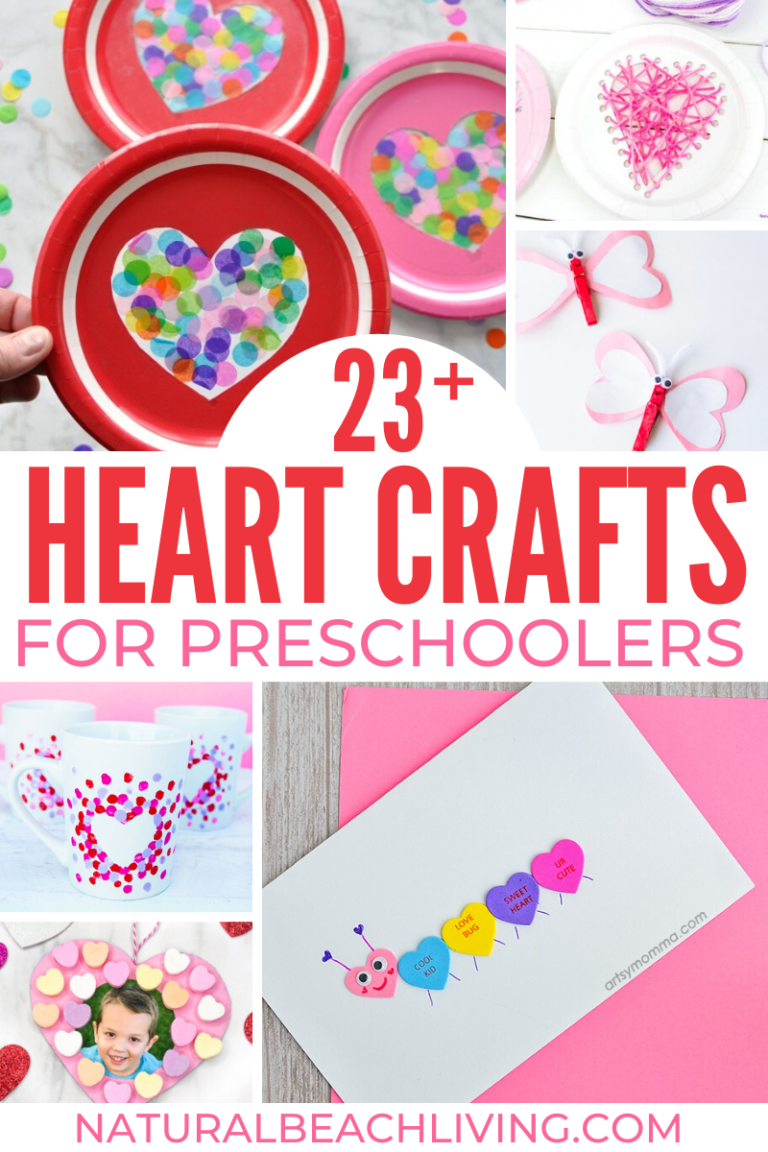 February Preschool Crafts Your Kids Will Love - Natural Beach Living