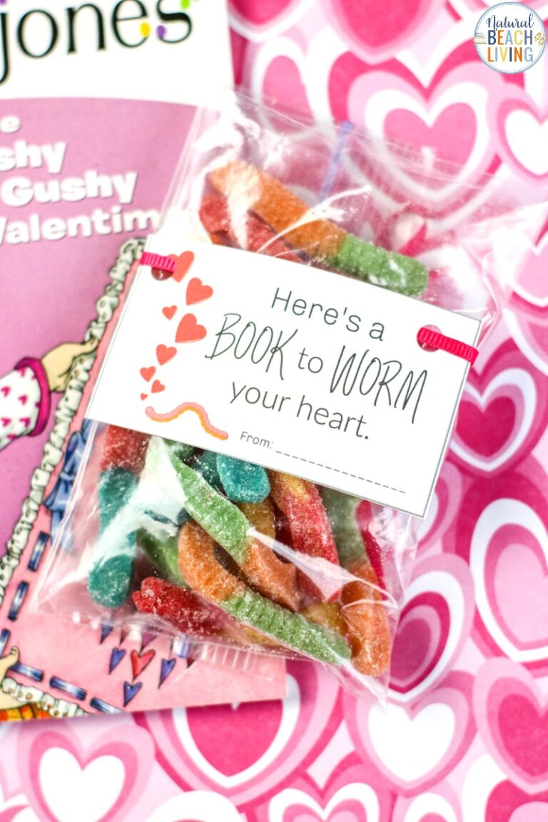 Children's Valentine's Day Cards for Bookworms - Natural Beach Living
