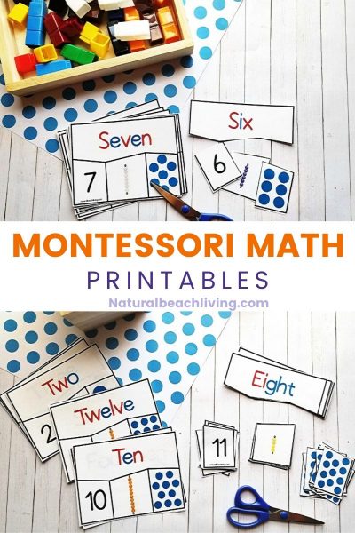 Montessori Math Activities for Preschool and Kindergarten - Natural ...