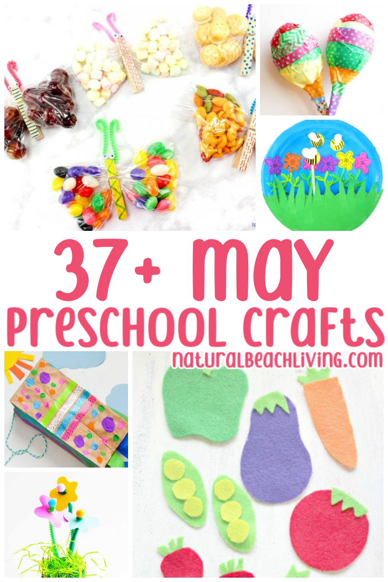 37+ May Preschool Crafts - Spring Art and Craft Activities - Natural ...