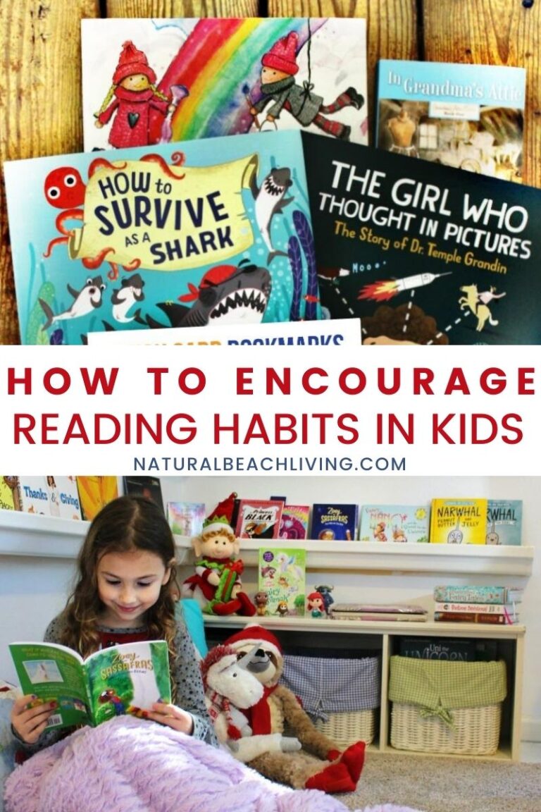 How to Encourage Reading Habits in Kids - Natural Beach Living