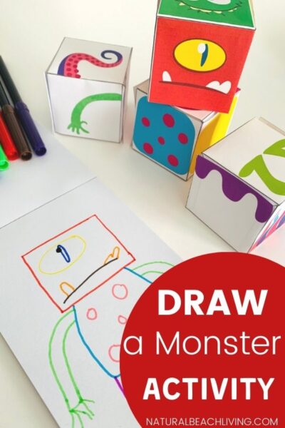 Monster Drawing Activity Printables and Monster Theme Activities ...