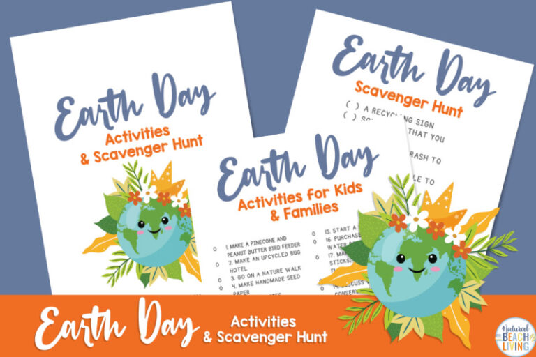 List of Earth Day Activities - Free Earth Day Scavenger Hunt and Bucket ...