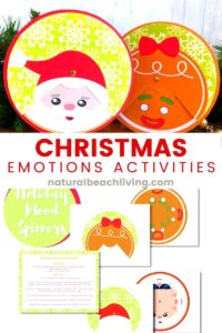 Christmas Emotions Activities Spinners - Natural Beach Living