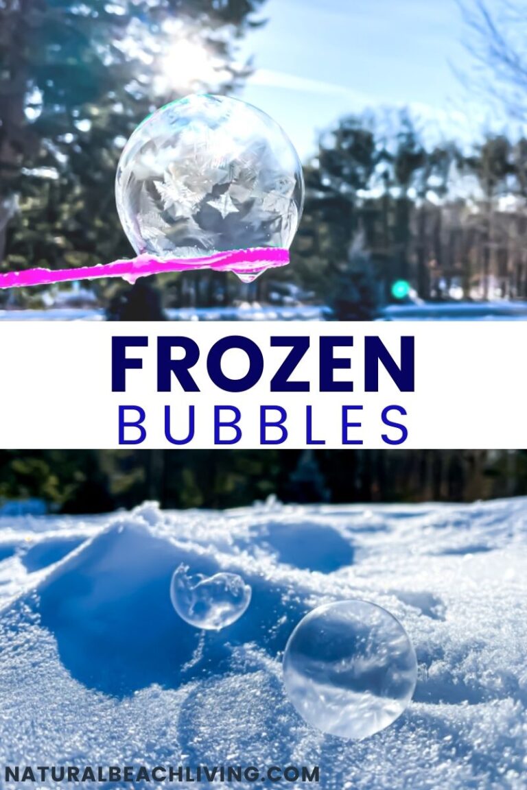 How to Make Frozen Bubbles - Winter Science Activities for Kids ...