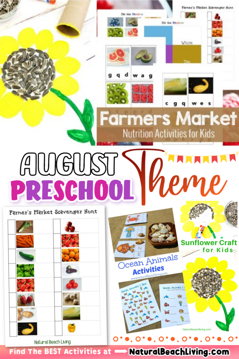 August Preschool Themes with Lesson Plans and Activities - Natural ...