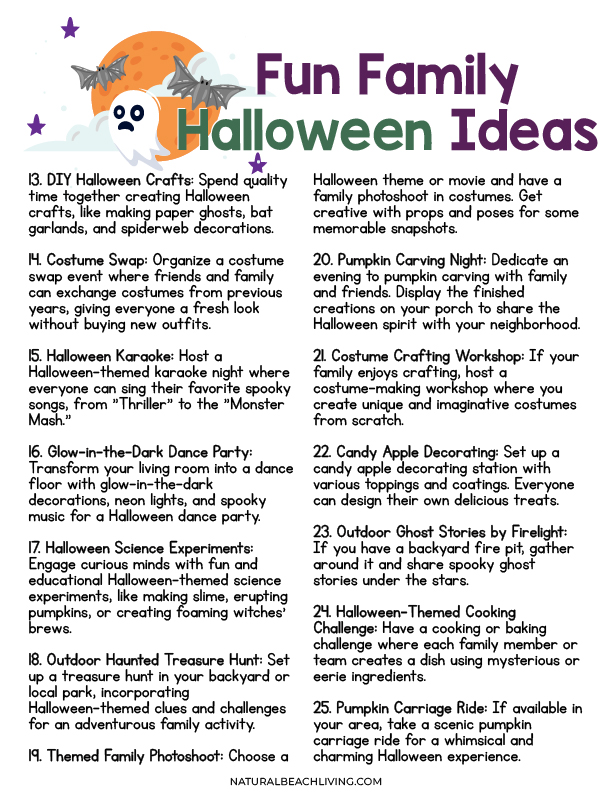 25+ Fun Family Halloween Activities with Free Halloween Printables ...