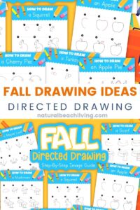 How to Draw Fall Ideas - Fall Themed Directed Drawing for Kids ...