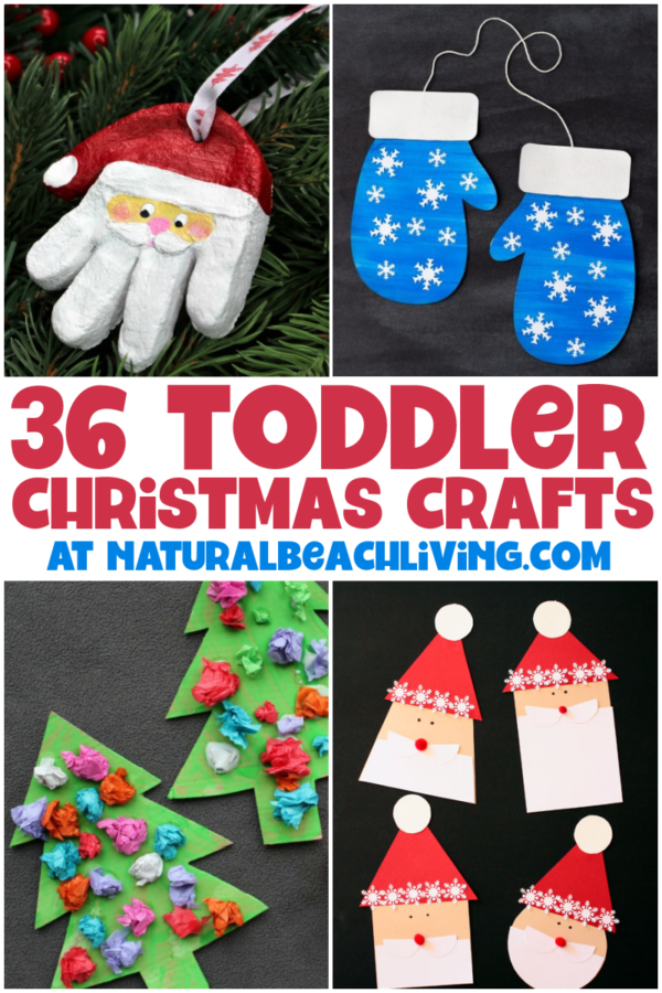 36+ Easy Christmas Crafts for Toddlers - Natural Beach Living