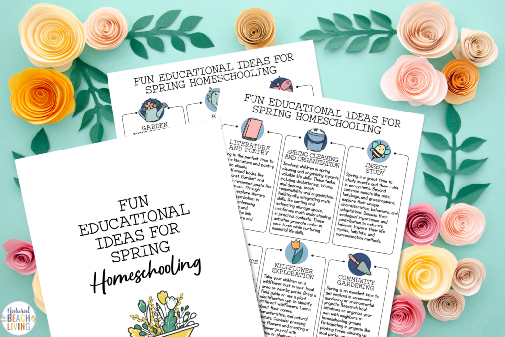 50+ Fun Spring Homeschooling Ideas for Kids of All Ages - Natural Beach ...