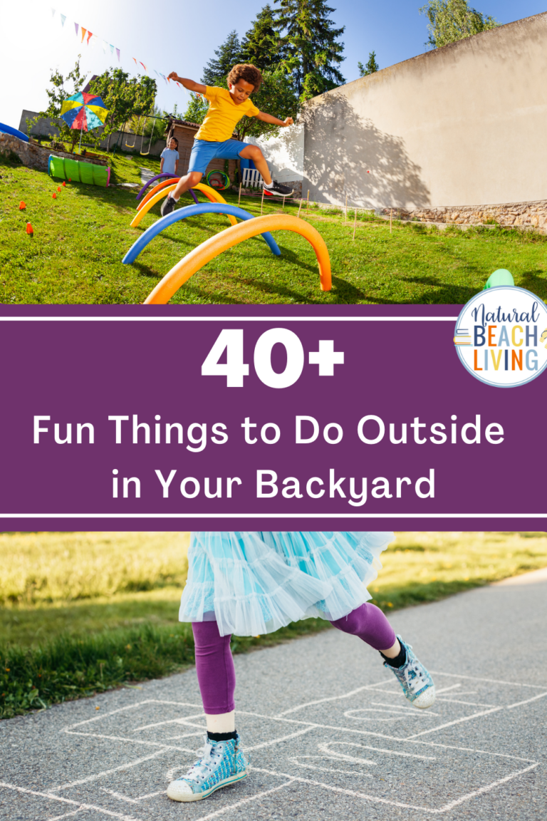 40+ Outdoor Activities to Do at Home for Kids age 2-10 - Free Outdoor ...