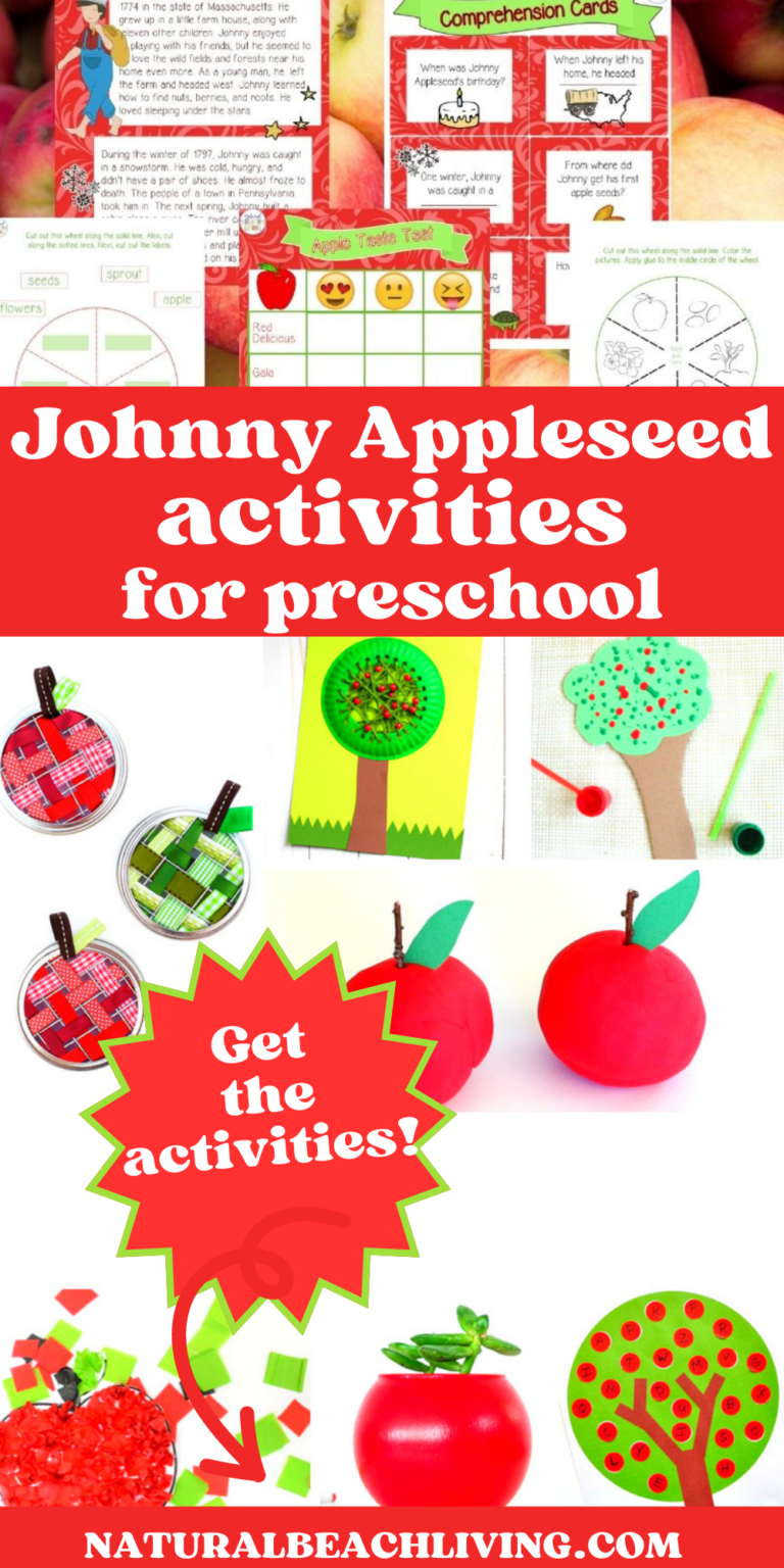 Johnny Appleseed Activities for Preschool - Fun Hands on Activities ...