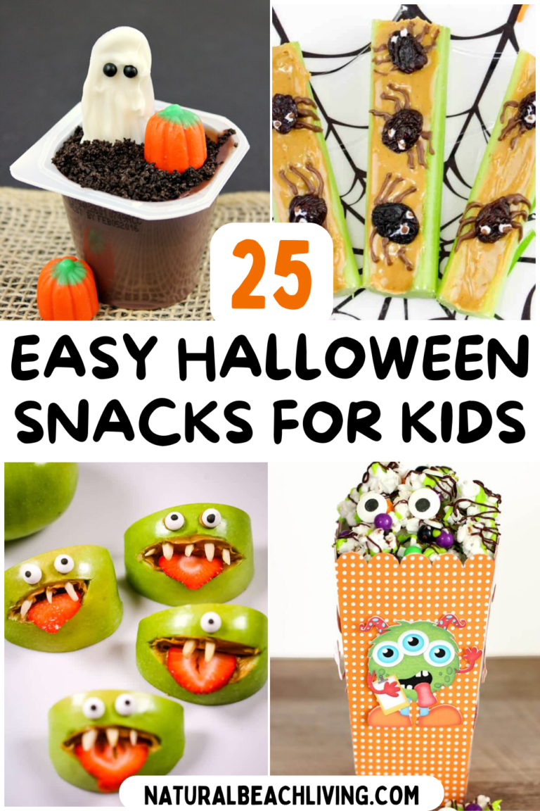25 Easy and Fun Halloween Snacks for Kids - Natural Beach Living
