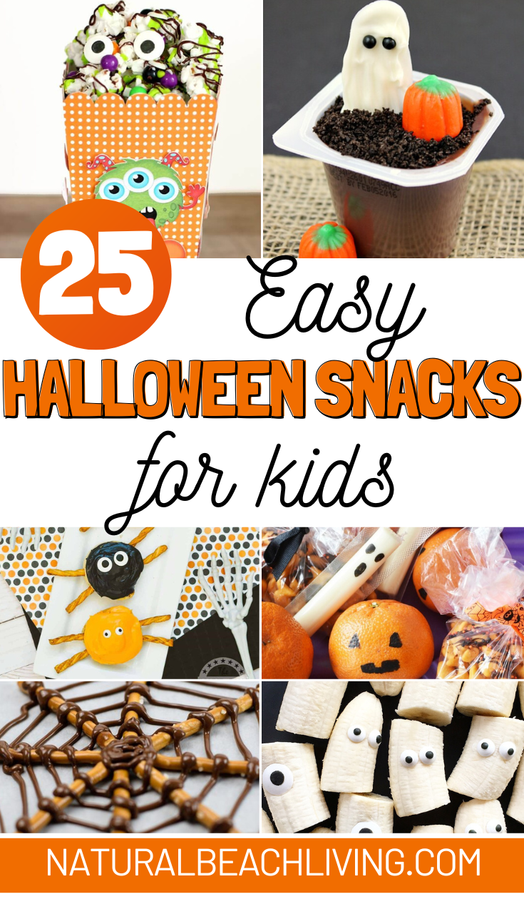 25 Easy and Fun Halloween Snacks for Kids - Natural Beach Living