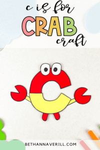 25+ Letter C Crafts, Printables, and Activities - Natural Beach Living