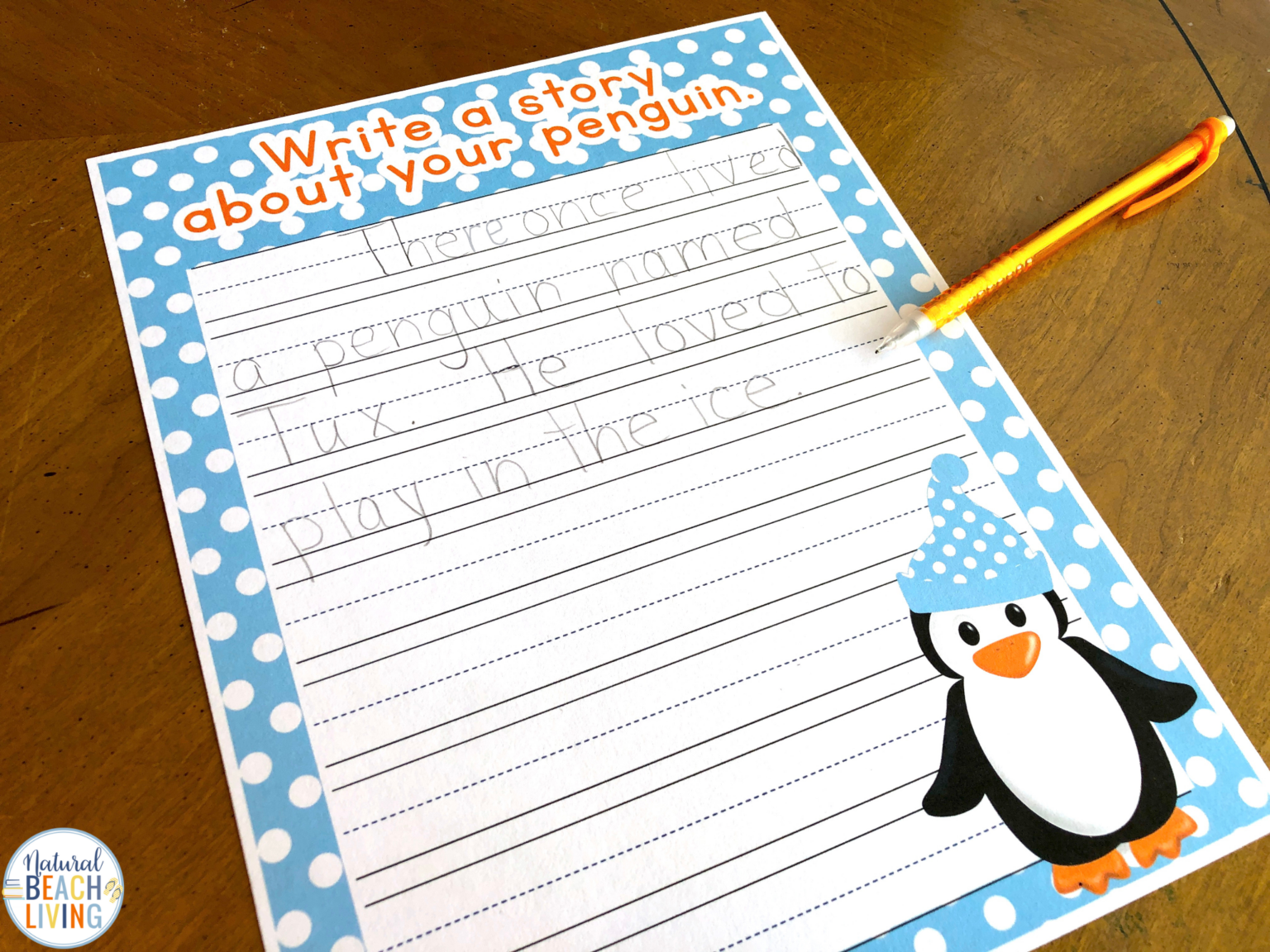 Cool Printable Penguin Craft Activities for Kids - Natural Beach Living