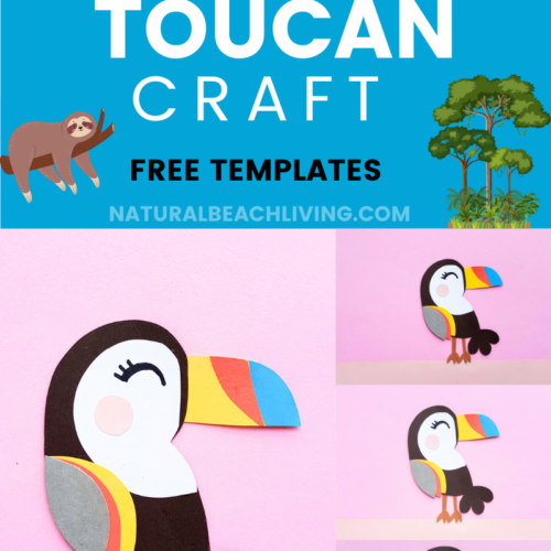 Toucan Craft for Kids with Free Toucan Template - Natural Beach Living