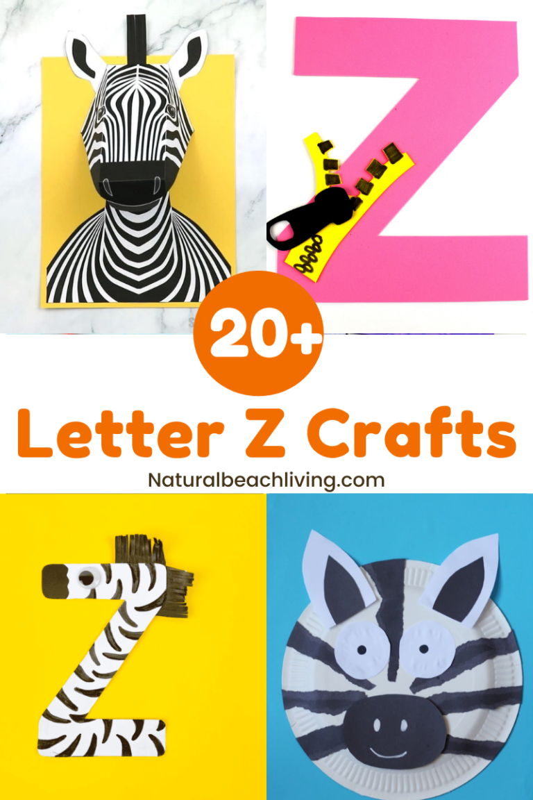 20+ Letter Z Crafts for Preschoolers - Natural Beach Living