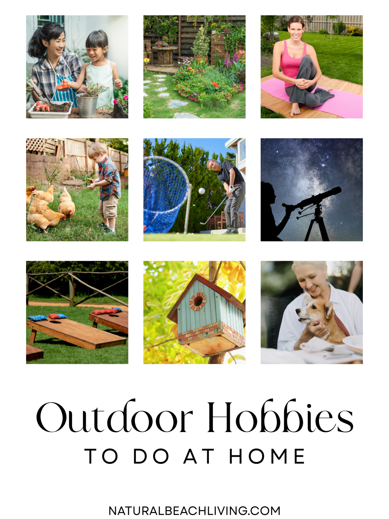 Outdoor Hobbies to Do at Home - Natural Beach Living