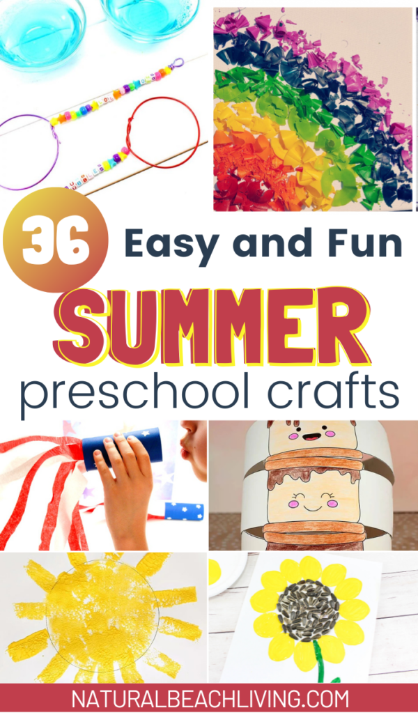 100 Summer Crafts for Preschoolers - Easy and Fun Art and Crafts ...