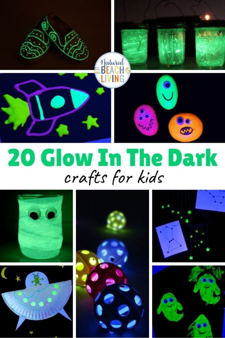 22 Glow in the Dark Crafts for Kids - Natural Beach Living